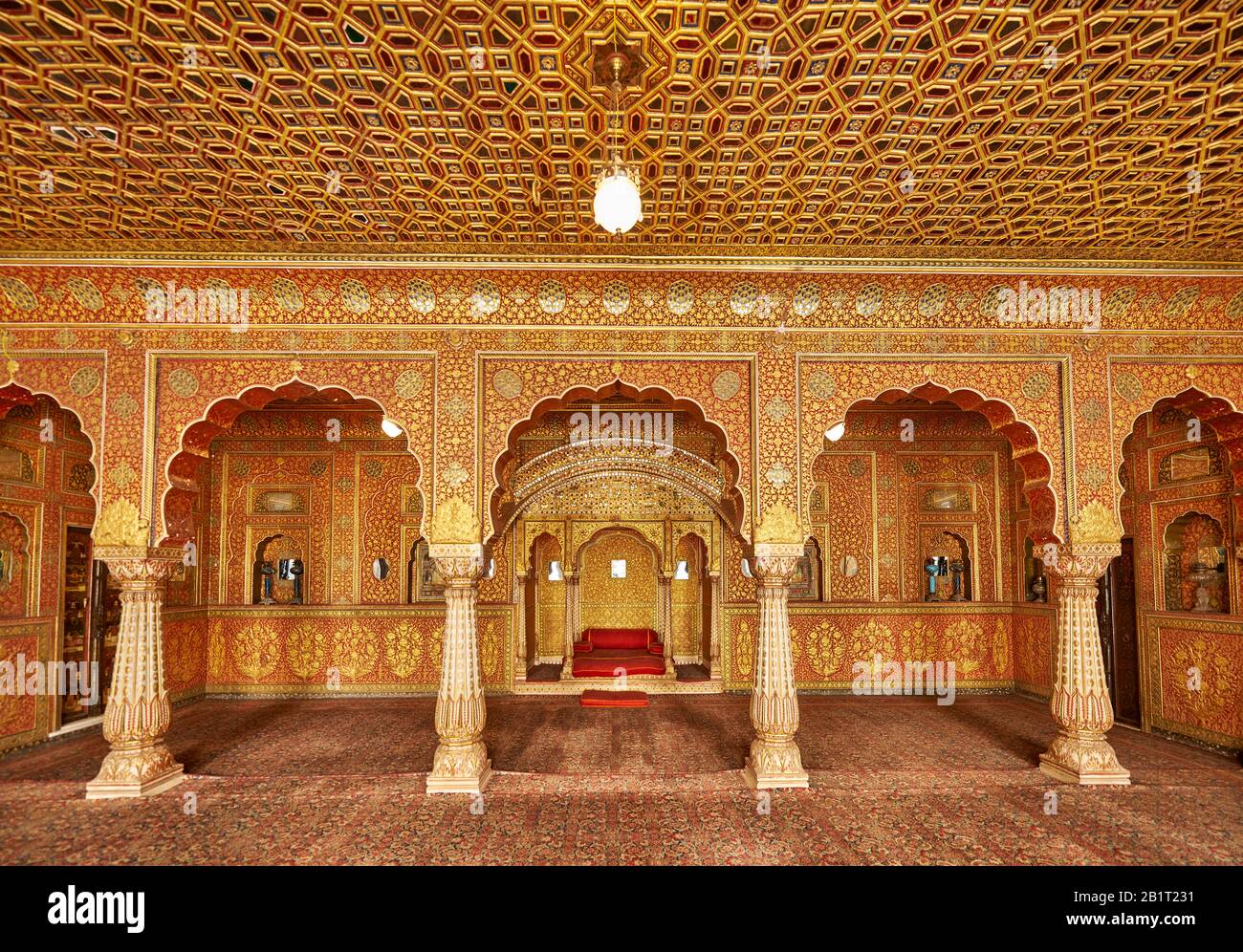 Karan mahal junagarh fort bikaner Banque de photographies et d’images à ...
