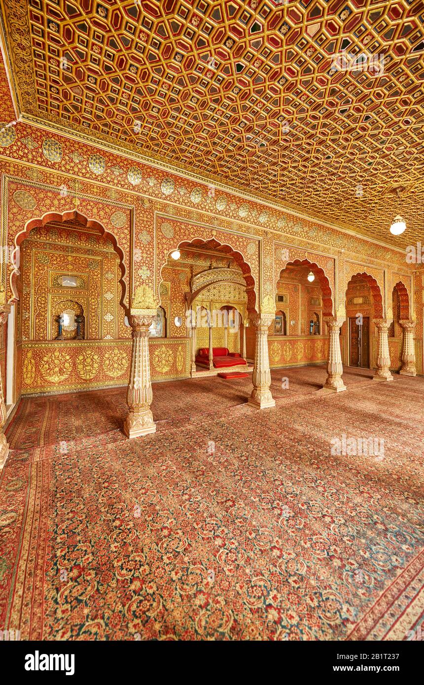 Karan mahal junagarh fort bikaner Banque de photographies et d’images à ...