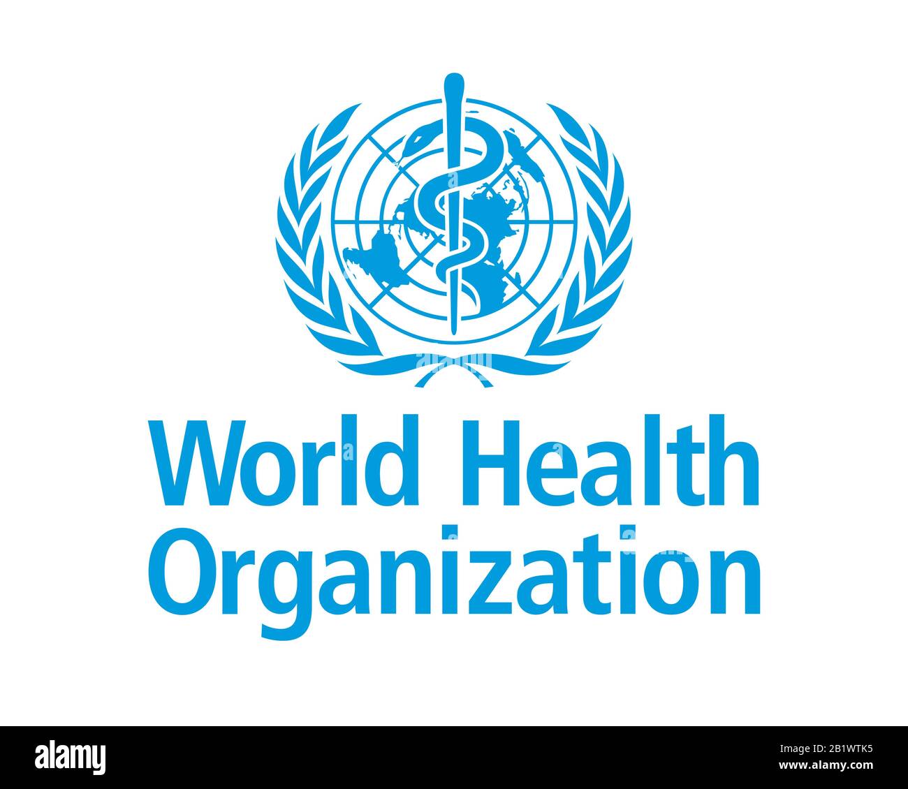 Logo de l'Organisation mondiale de la Santé (OMS) par l'ONU Image ...