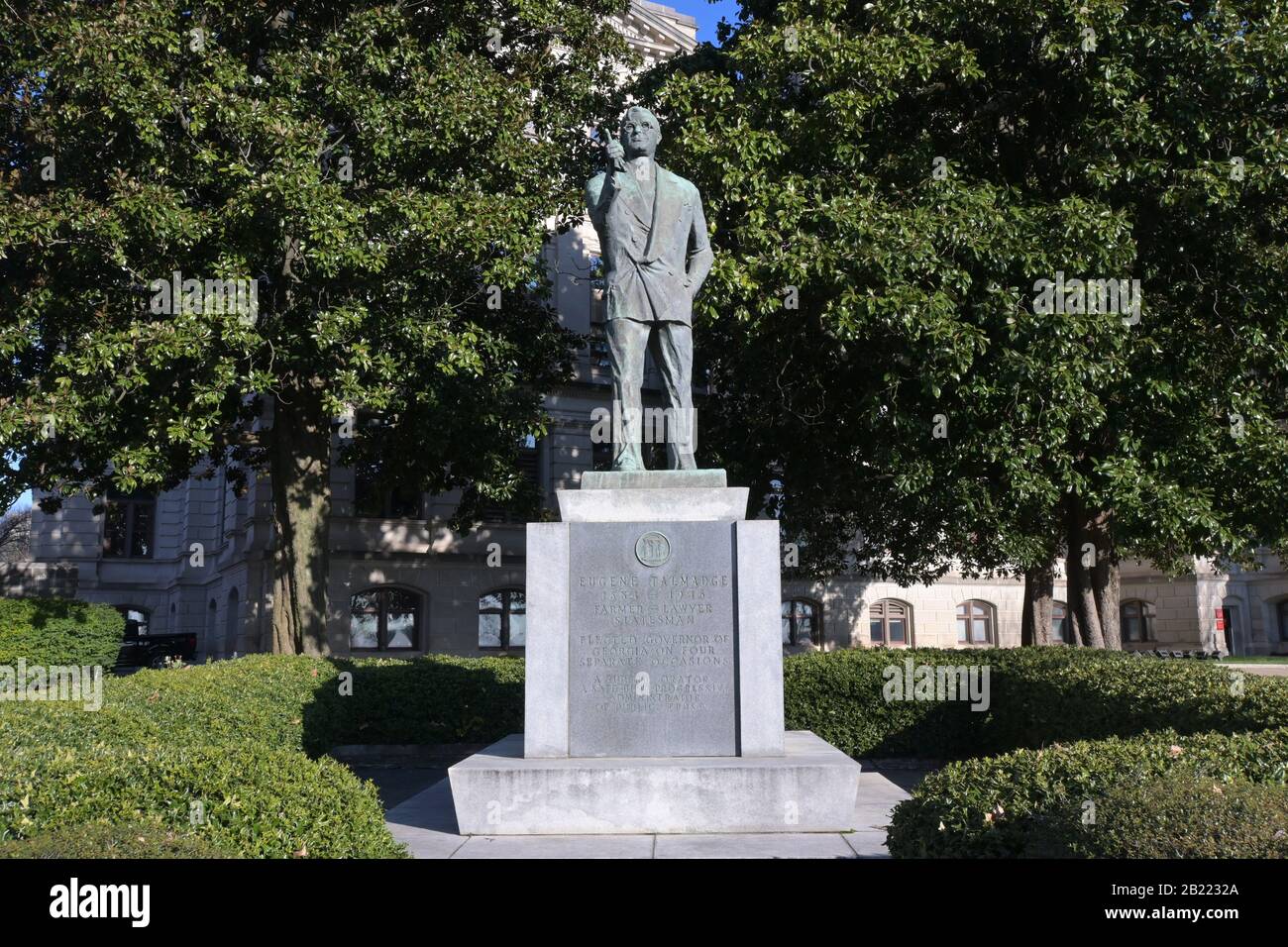 Atlanta, États-Unis. 28 février 2020. Vue générale de la statue de l ...