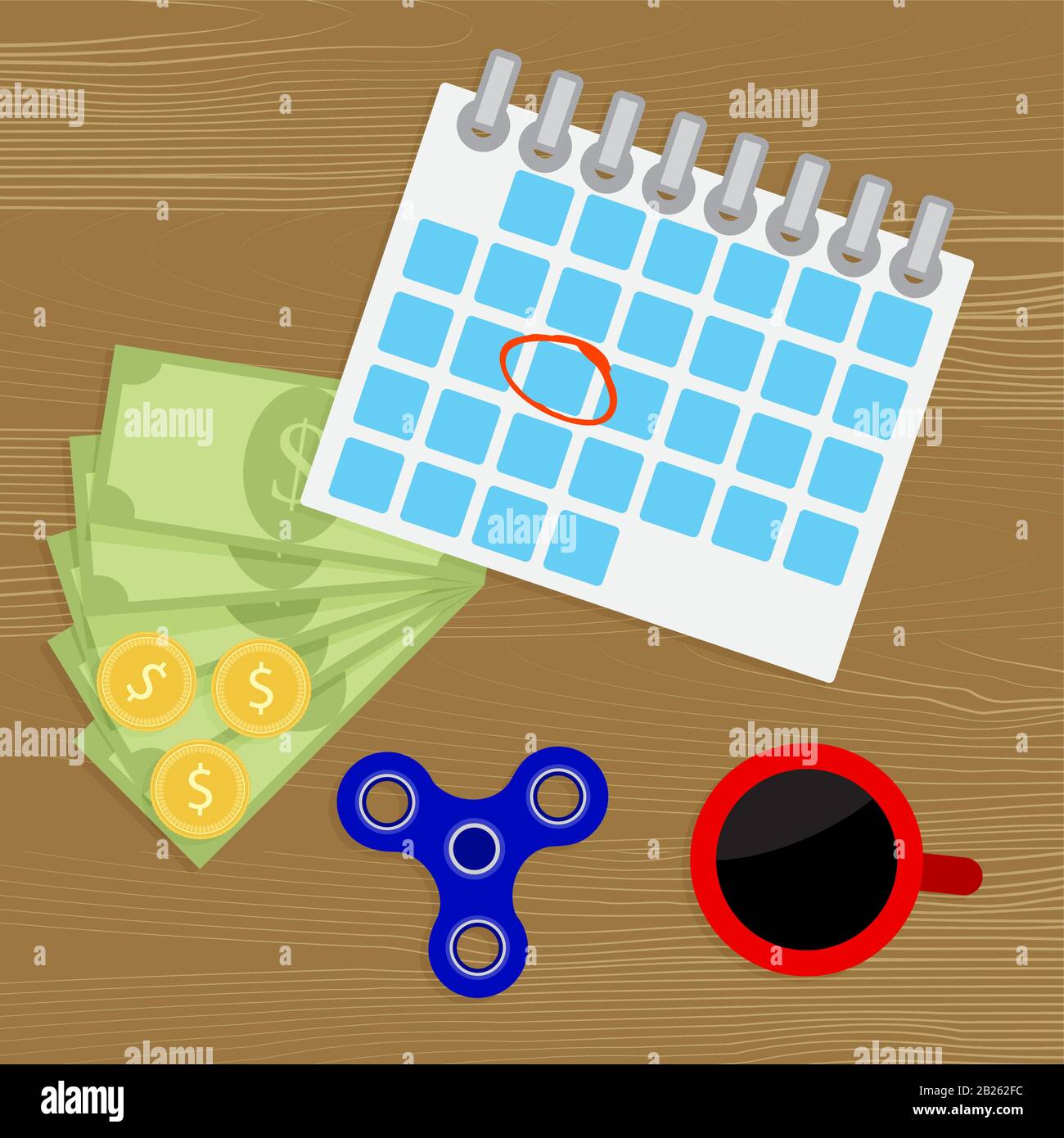 Employer salary payment Banque d'images vectorielles - Alamy