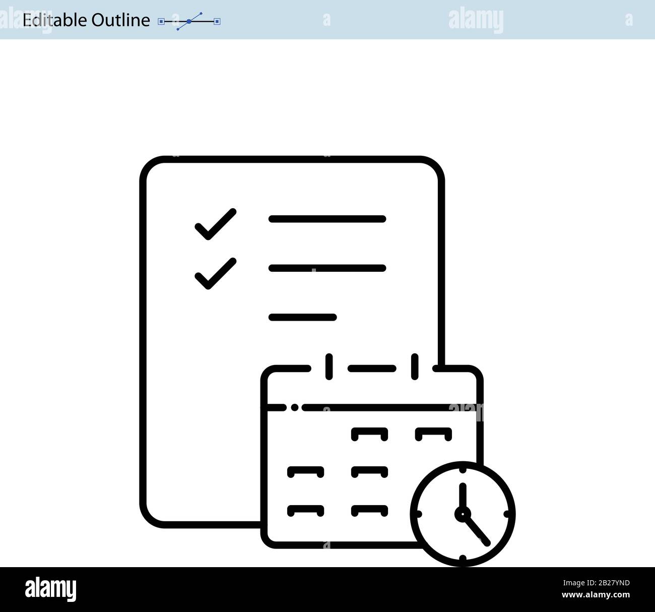 Icône Calendrier, icône Programme, document d'entreprise, icône ...