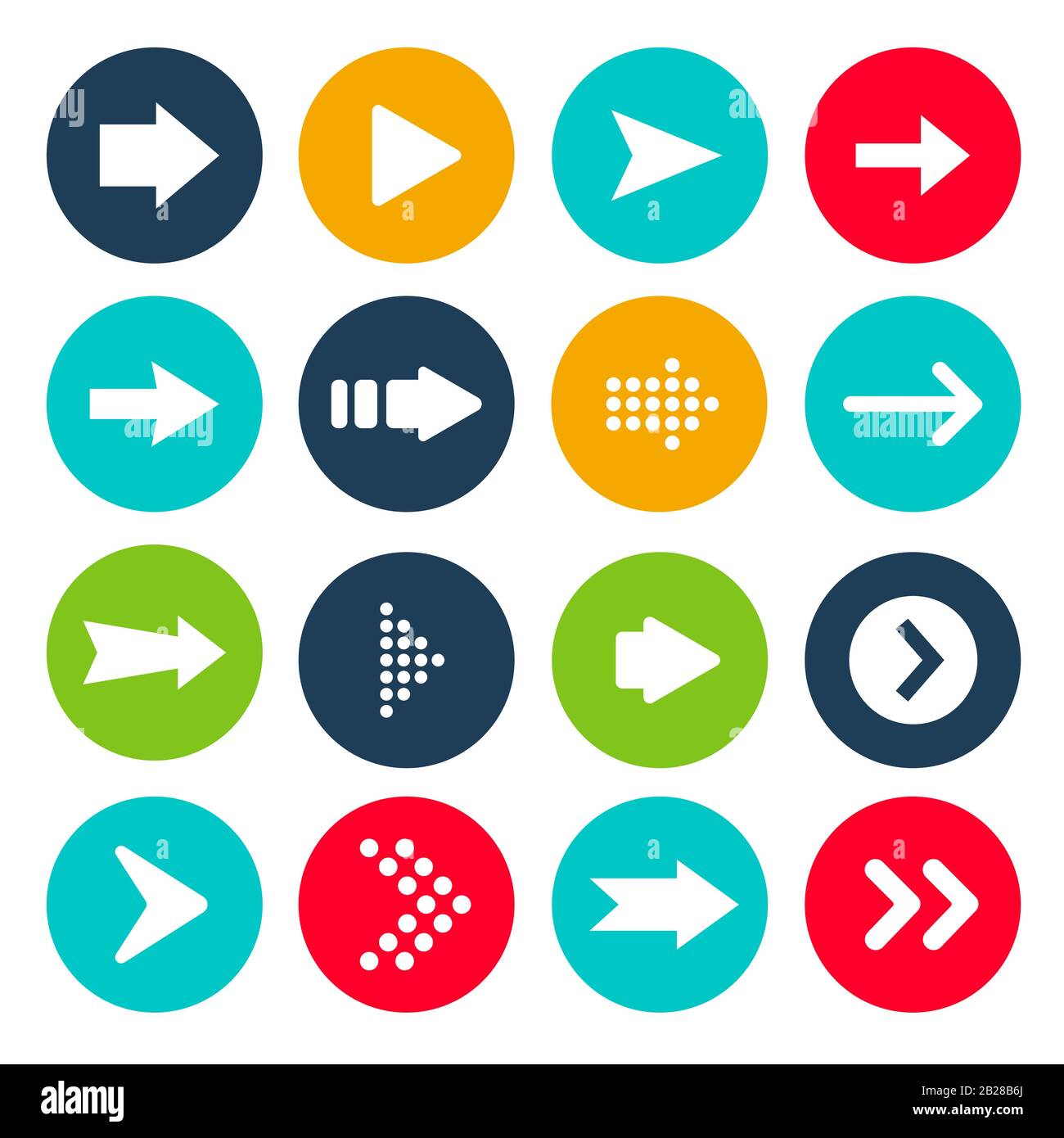 Curved arrow icon vector vectors Banque de photographies et d’images à ...