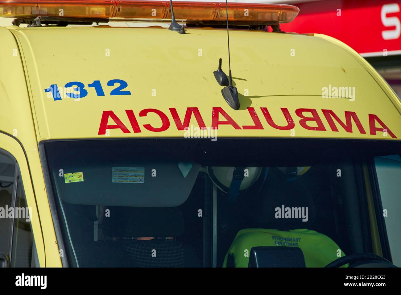 Spanish ambulance ambulancia spain Banque de photographies et d’images ...