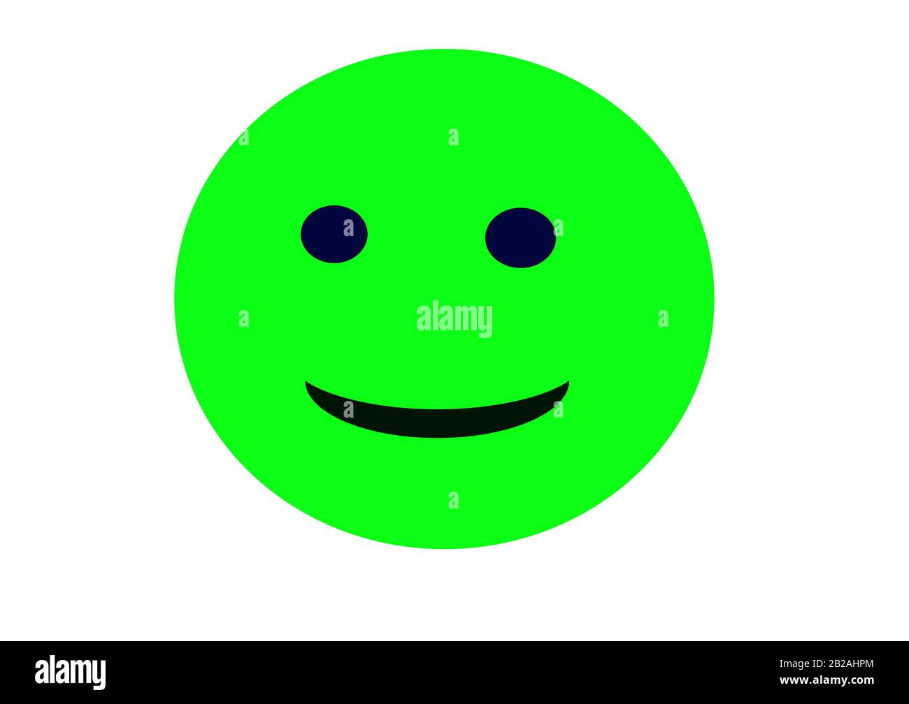 Feu vert smiley Banque d'images détourées - Alamy