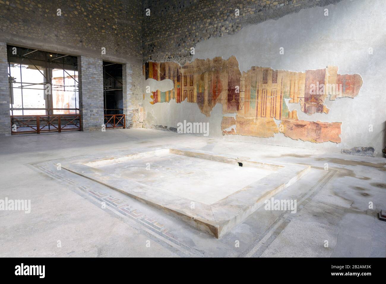 Oplontis Villa de Poppea - l'ancienne entrée de la villa était sur le ...