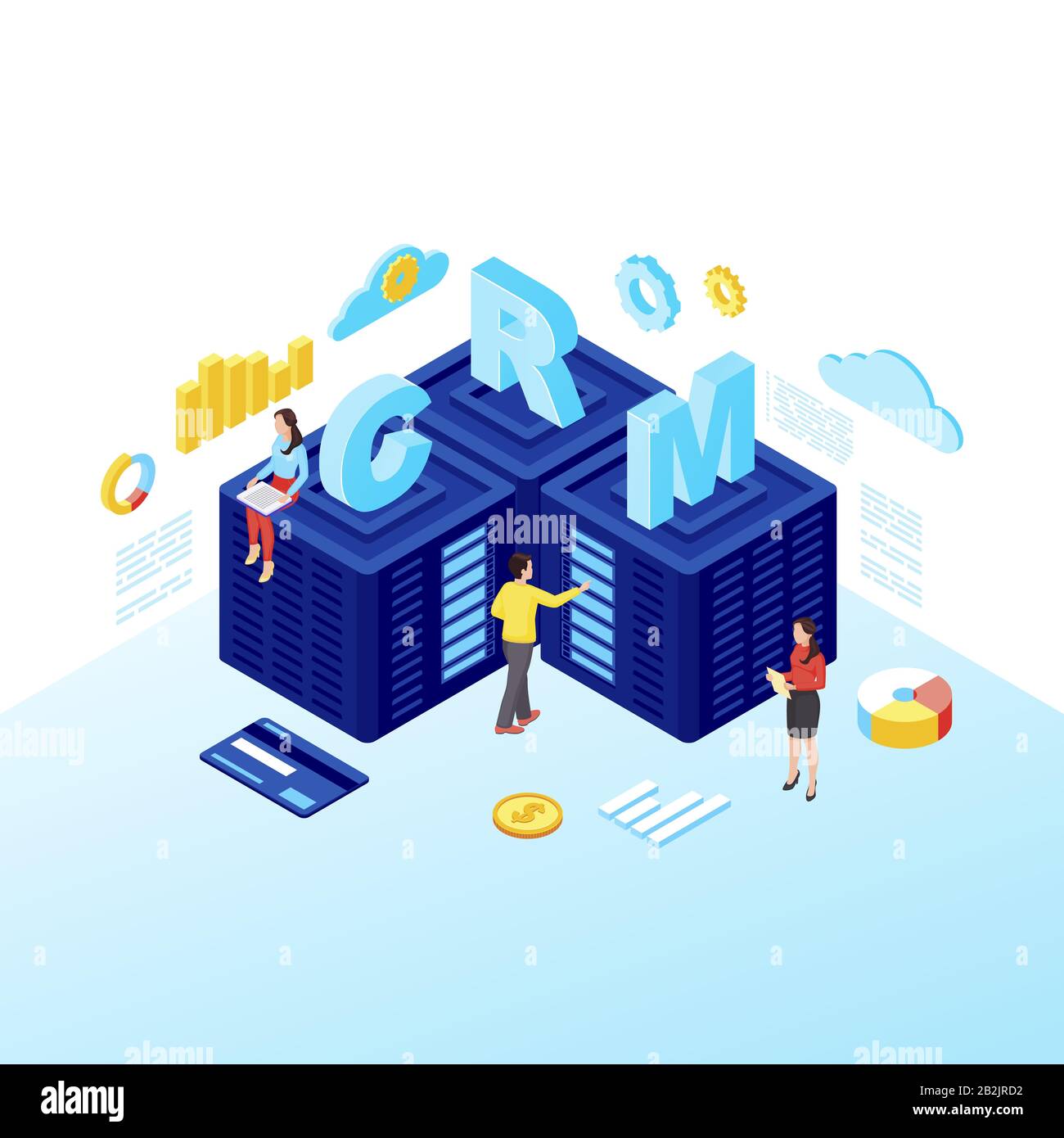 Logiciel Erp Banque d'images vectorielles - Alamy