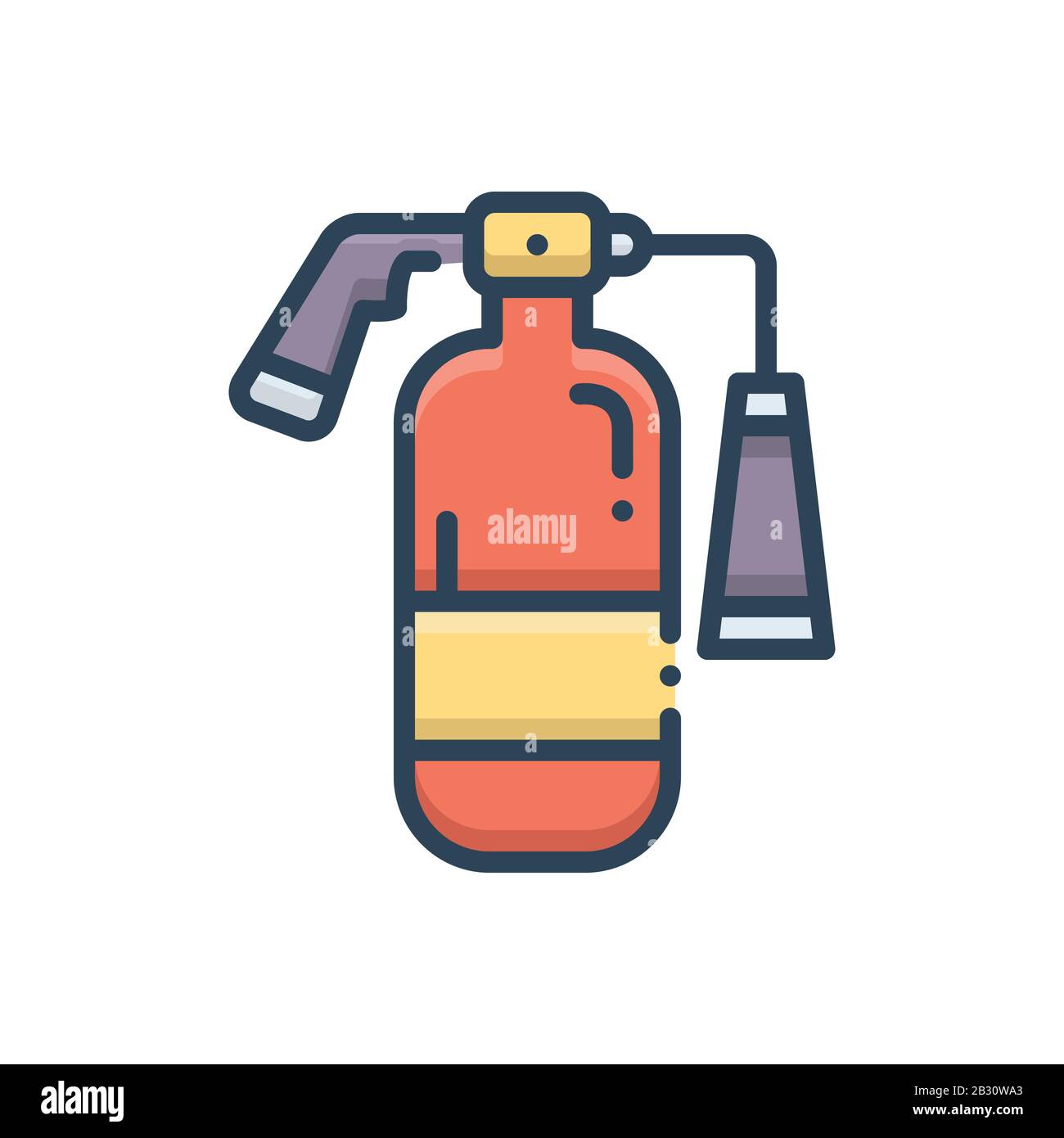 Extincteur logo Banque d'images vectorielles - Alamy