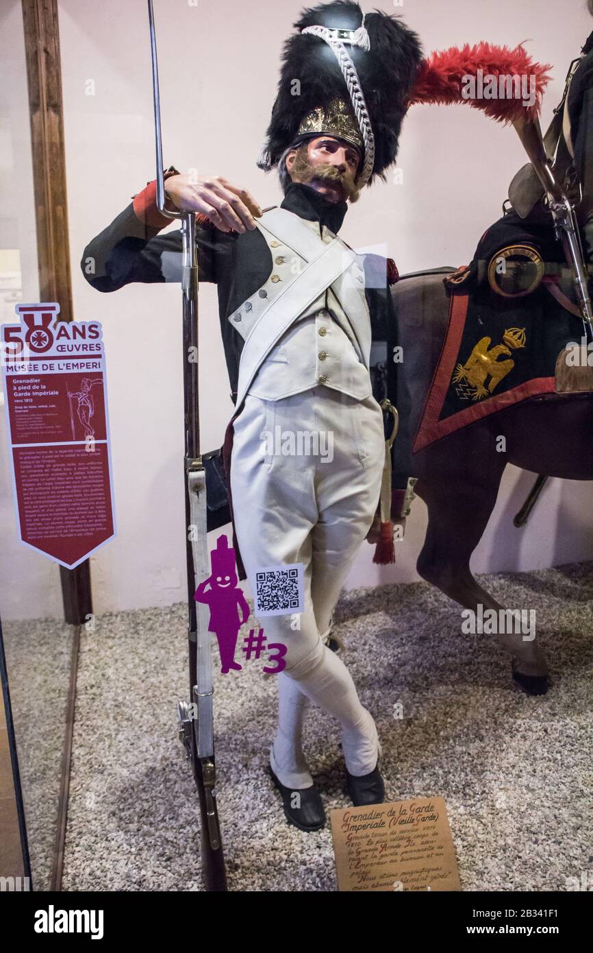 Musée de l'Emperi, salon-de-Provence : Grenadier de la Garde Impériale ...