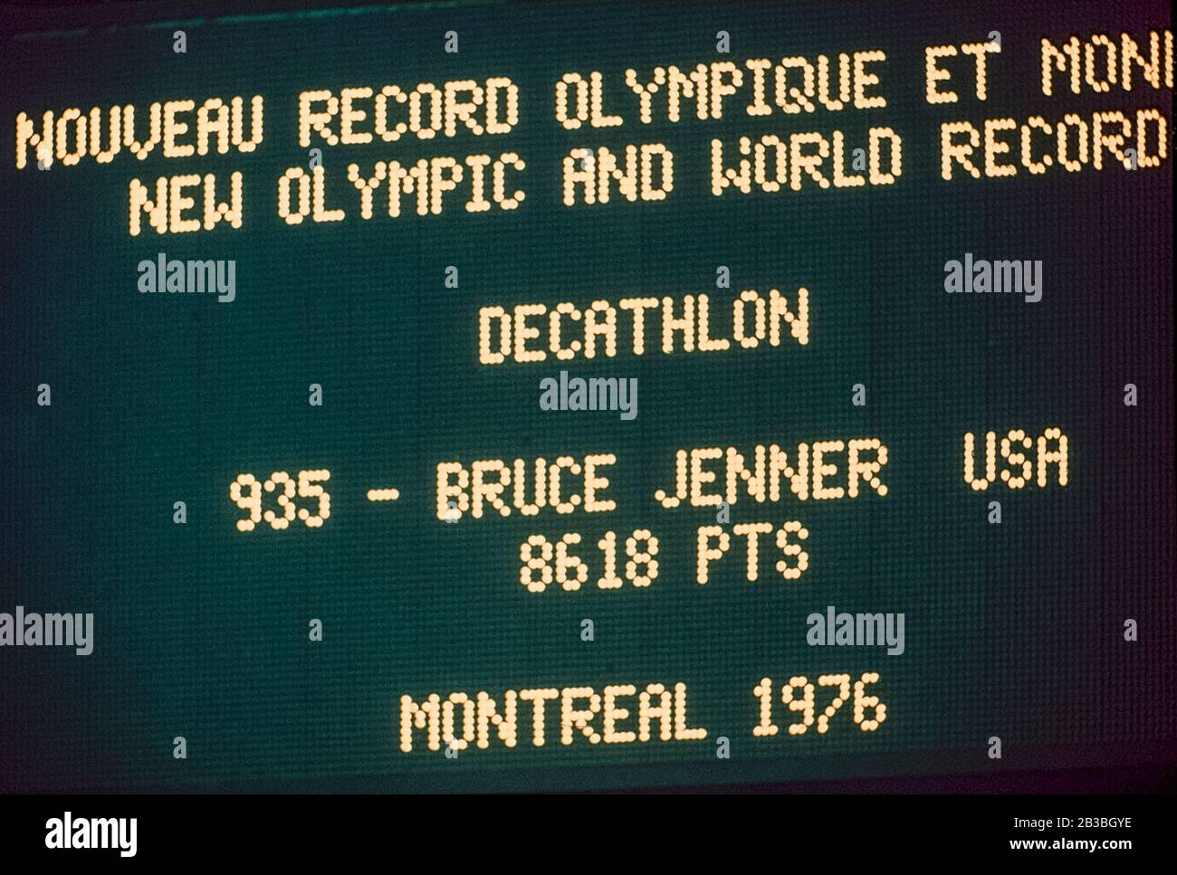 Bruce jenner decathlon 1976 Banque de photographies et d’images à haute ...