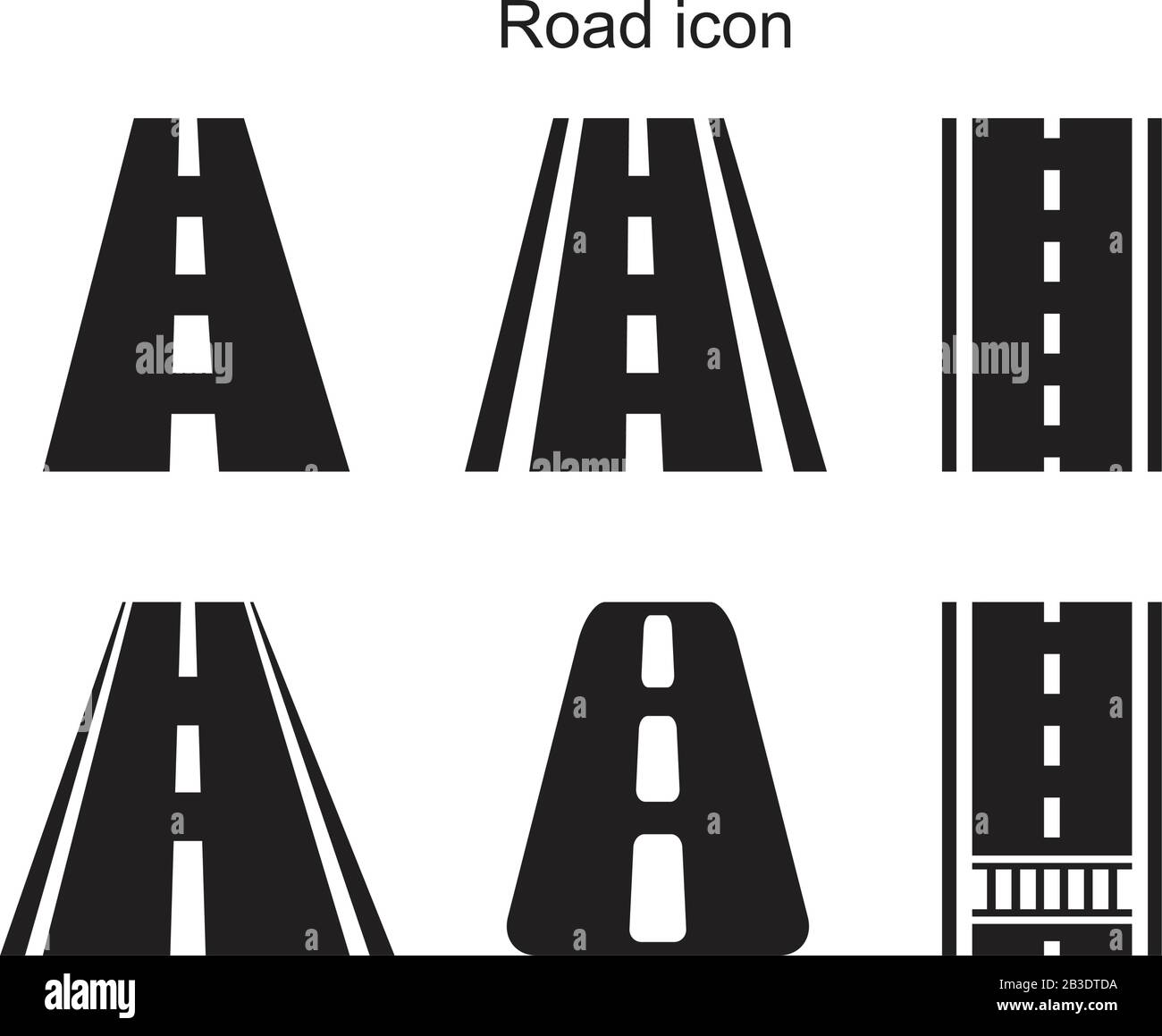 Route icon Banque de photographies et d’images à haute résolution - Alamy