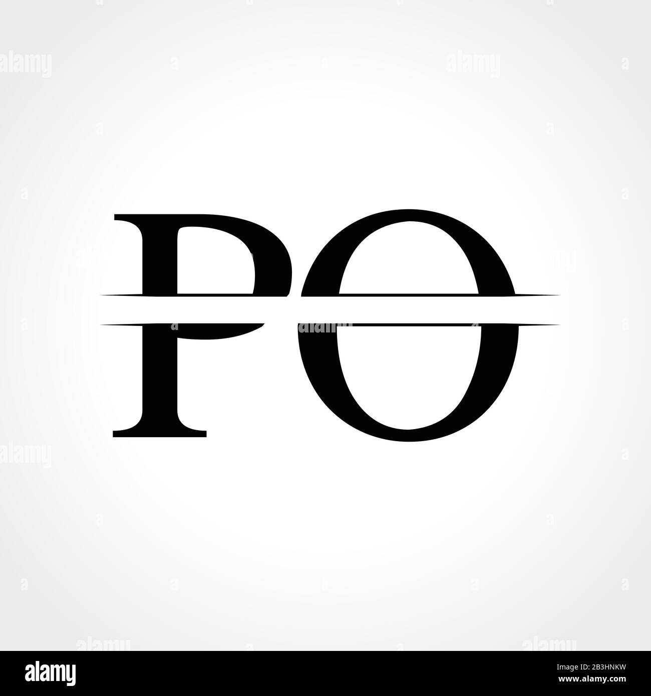 Po logo Banque d'images vectorielles - Alamy