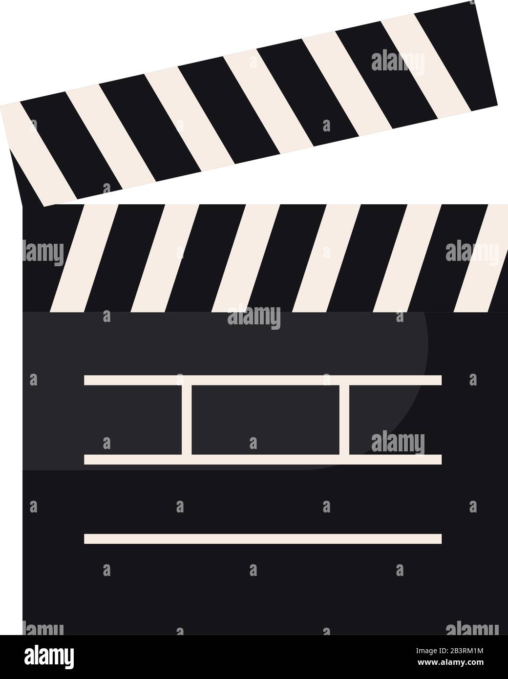 Design de l'icône de style de remplissage du panneau de film vidéo ...