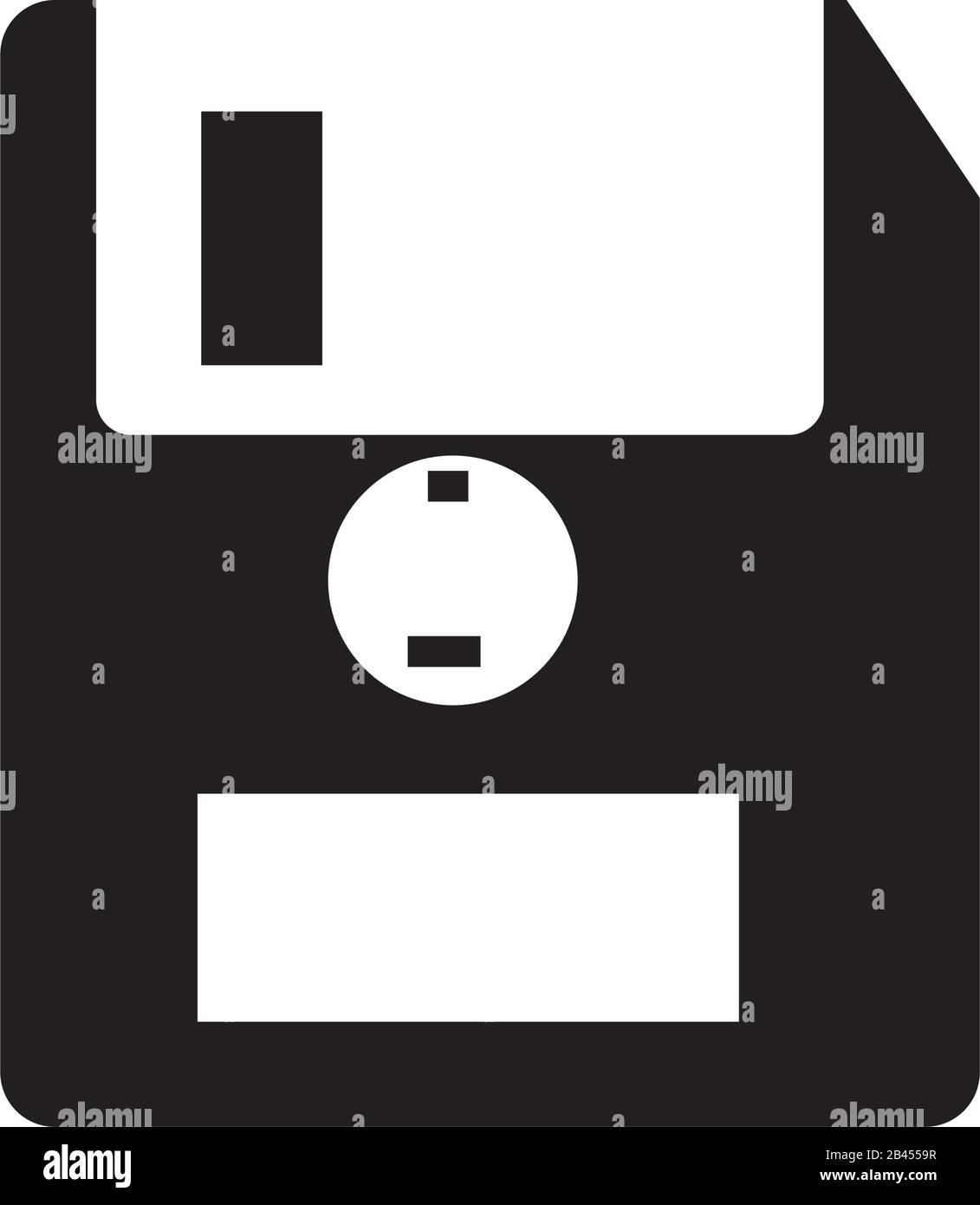 Modèle de silhouette de disquette Icon design, Technology office media ...