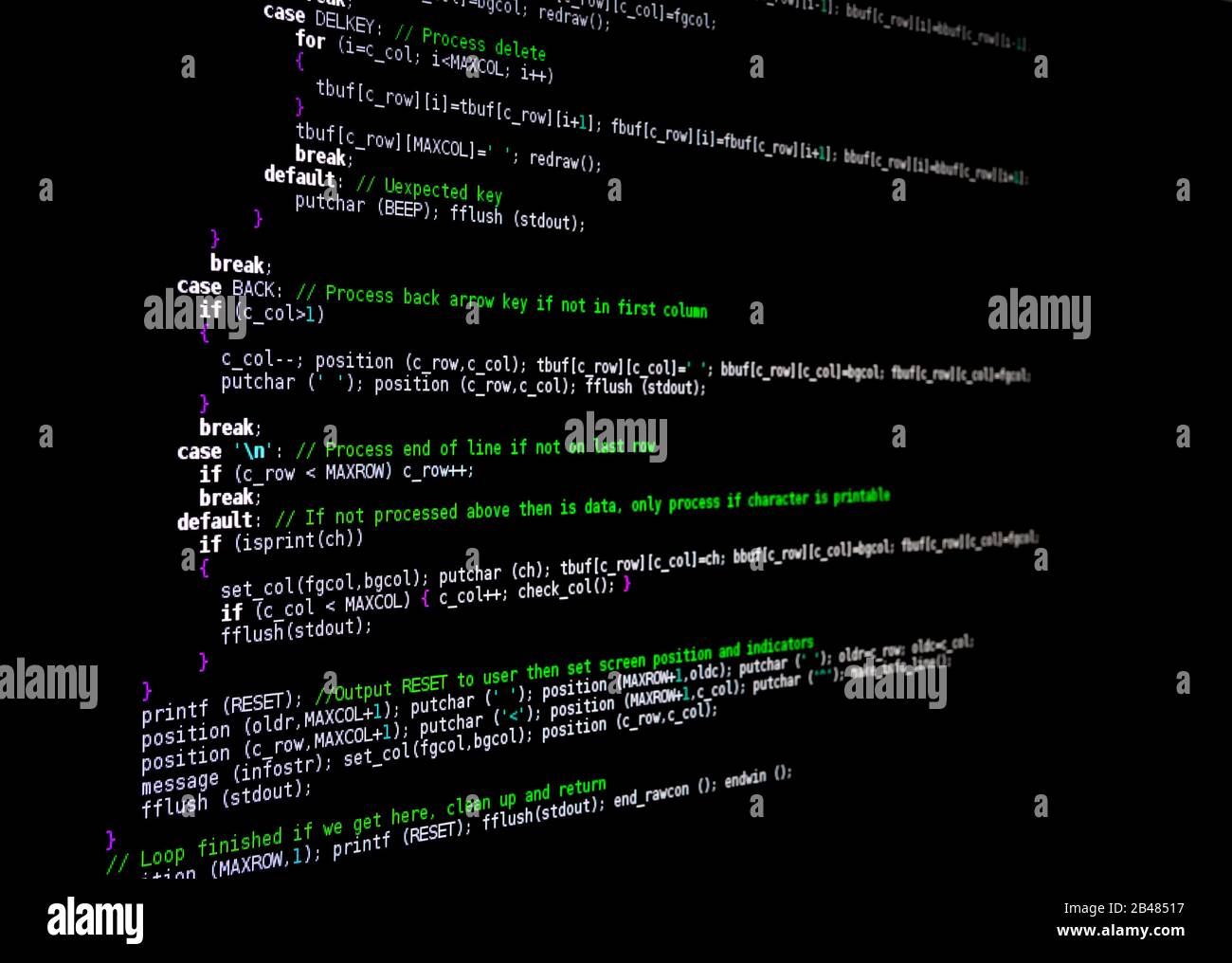 C programming Banque de photographies et d’images à haute résolution ...