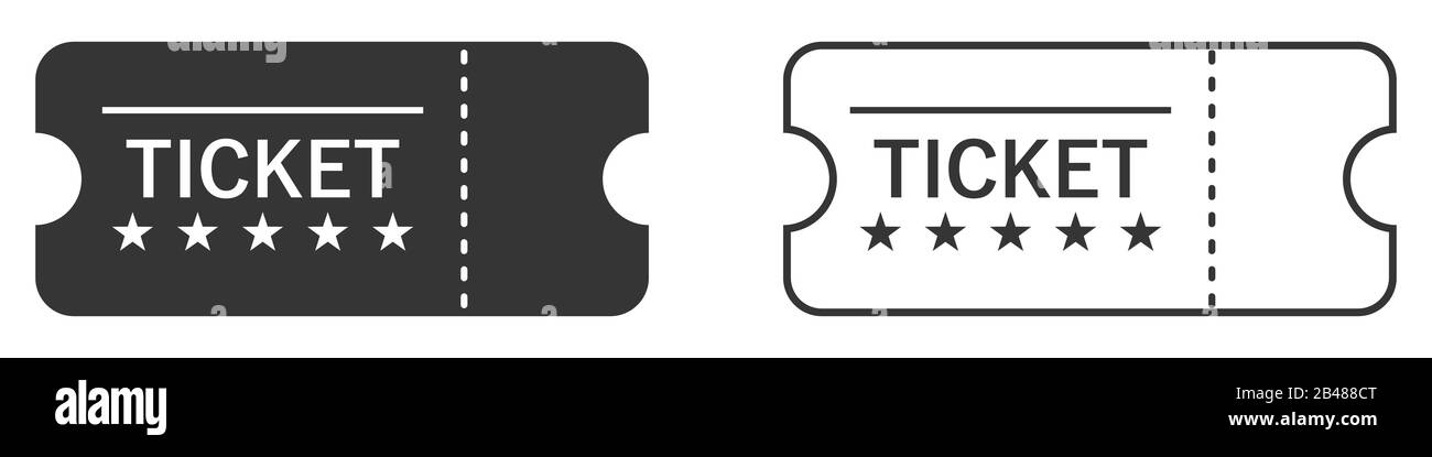 Ensemble de modèles de ticket vierges. Modèle de ticket vide ...