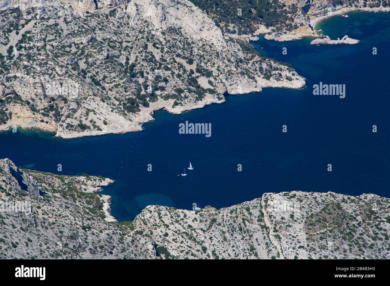France, Bouches du Rhône, Marseille et Cassis, Parc National des ...