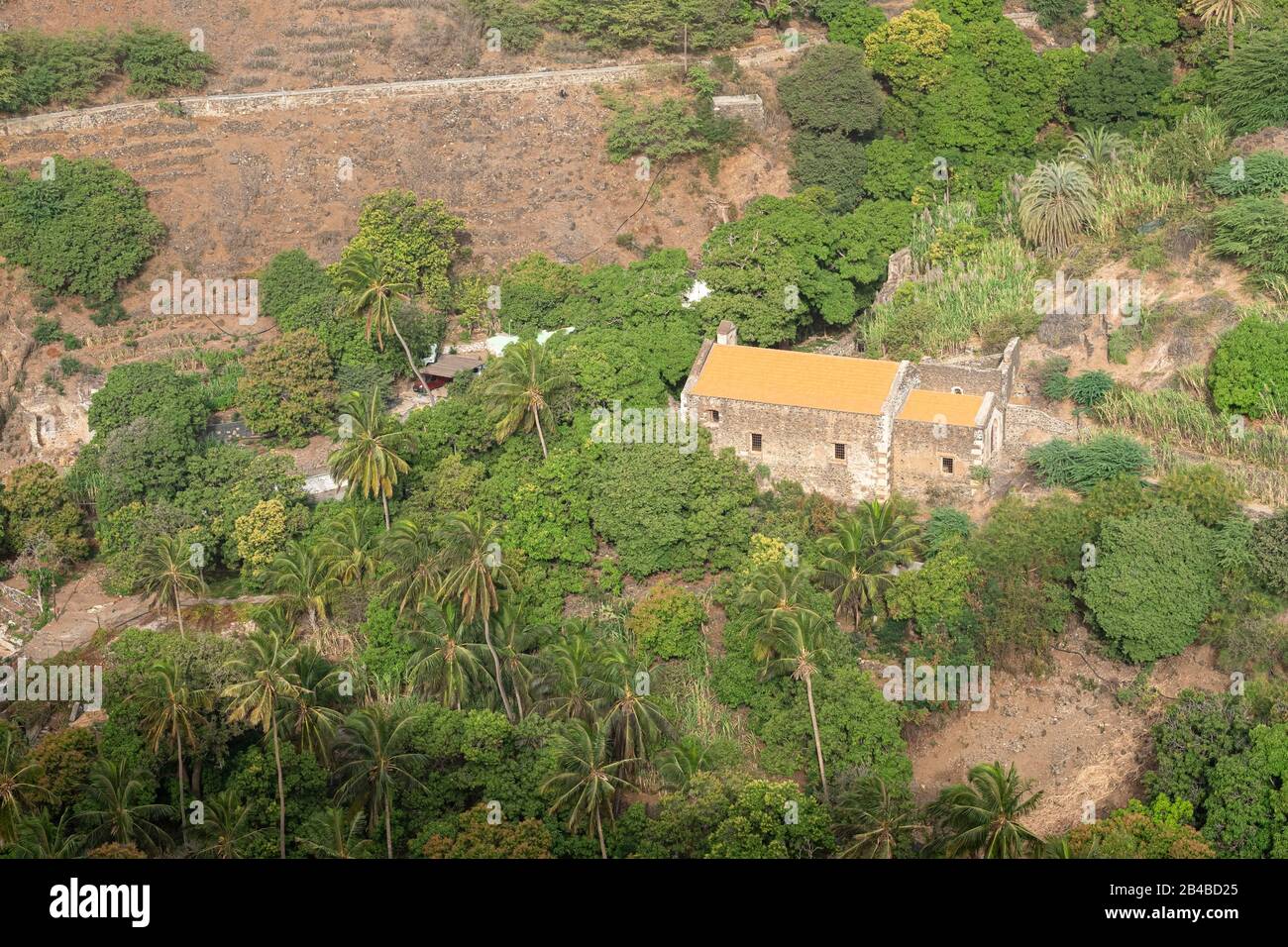 Cap-Vert, île de Santiago, Cidade Velha, la première colonie européenne ...