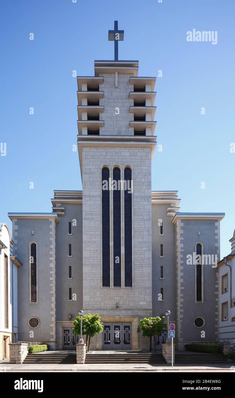 Eglise Du Coeur Sacré, Esch An Der Alzette, Luxembourg, Europe Photo Stock - Alamy