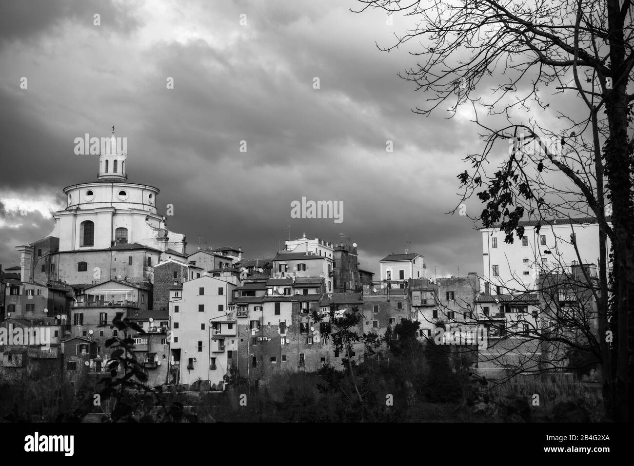 Città Di Zagarolo - Roma- Italia. Costruita nel periodo Medievale, ha ...