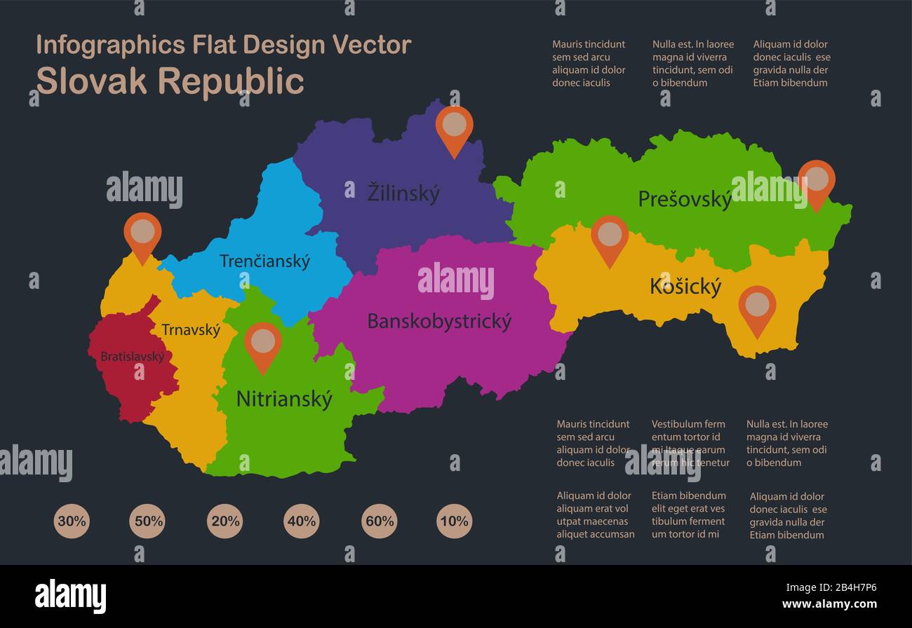 Slovakia europe map Banque d'images vectorielles - Page 3 - Alamy