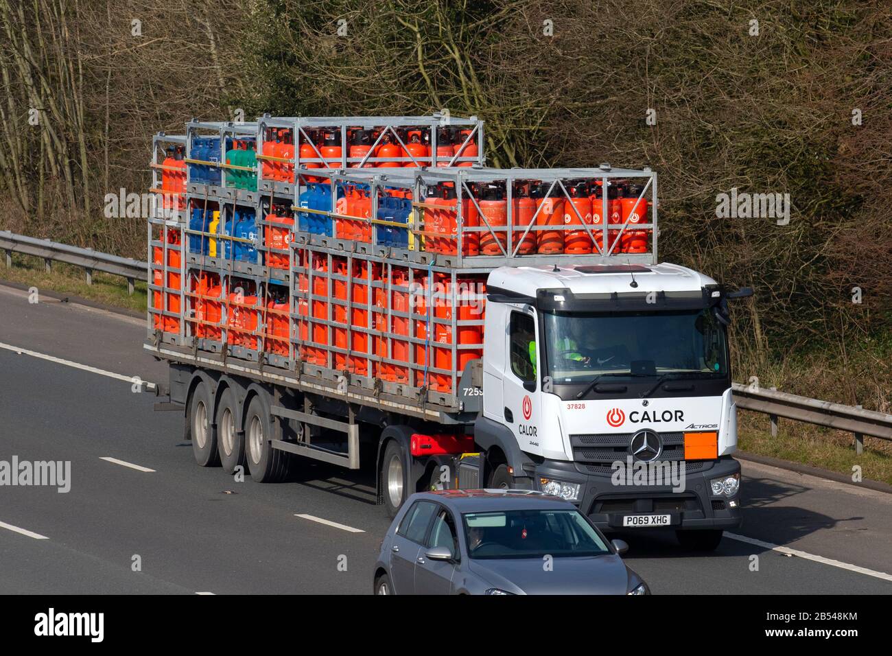 Transport de bouteilles de gaz gpl Banque de photographies et d’images ...