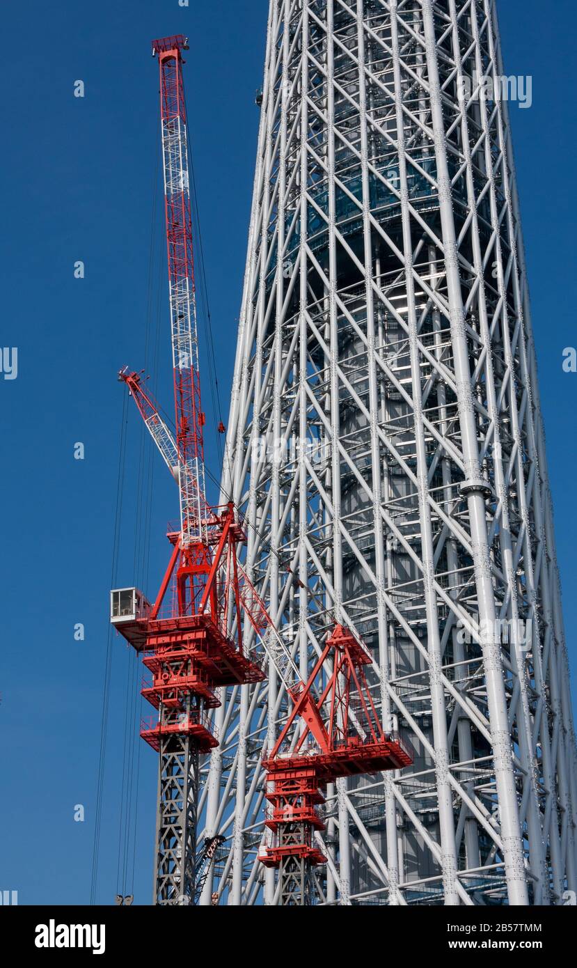 Tokyo skytree en construction Banque de photographies et d’images à ...