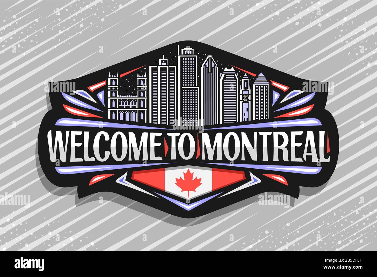 Welcome to québec sign Banque d'images vectorielles - Alamy