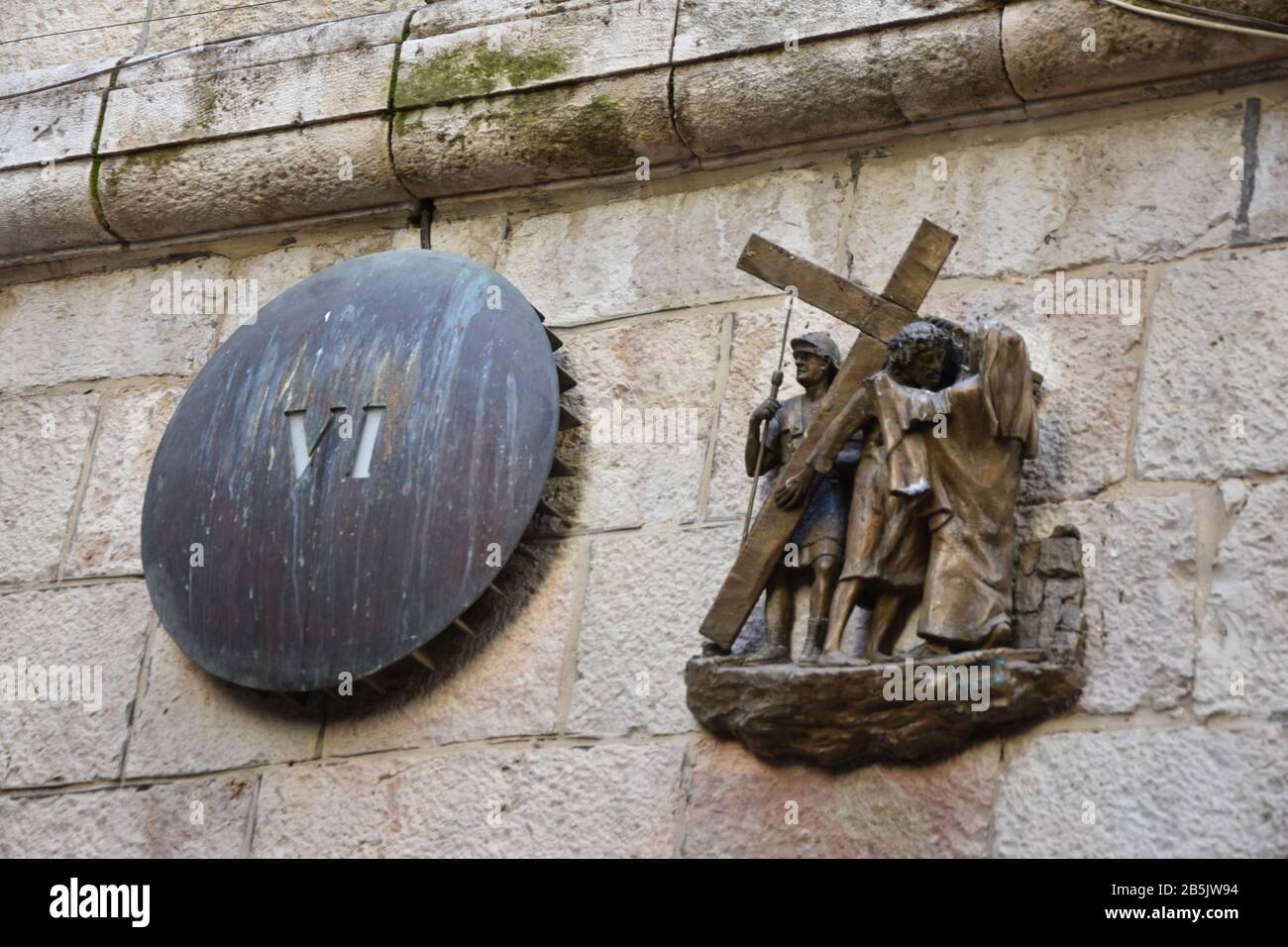 La Via Dolorosa - route processionnelle dans la vieille ville de ...