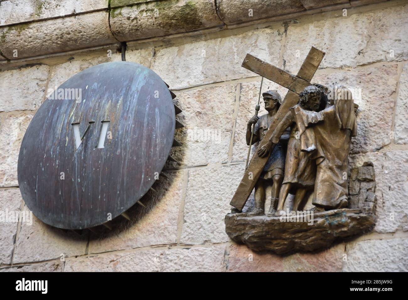 La Via Dolorosa - route processionnelle dans la vieille ville de ...