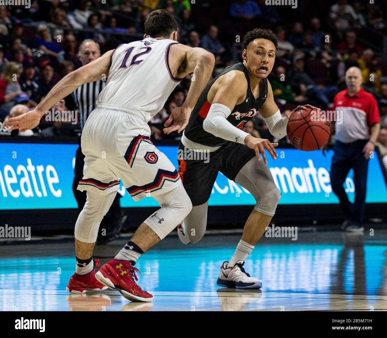 7 mars 2020 Las Vegas, NV, U.S.A. Pepperdine Waves Guard Colbey Ross (4 ...