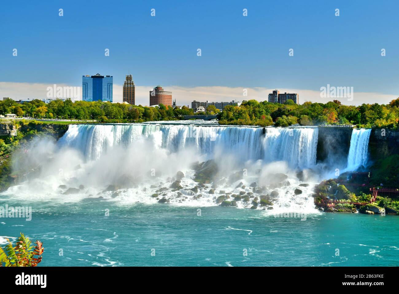 Panorama des chutes du niagara Banque de photographies et d’images à ...