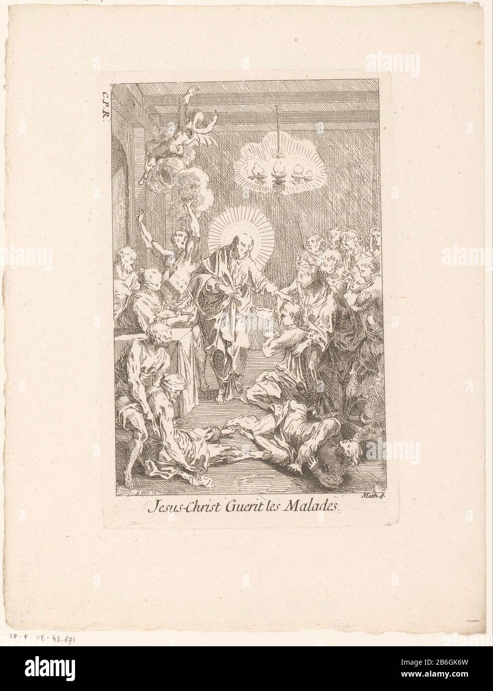 Jésus guérit les malades Banque de photographies et d’images à haute ...