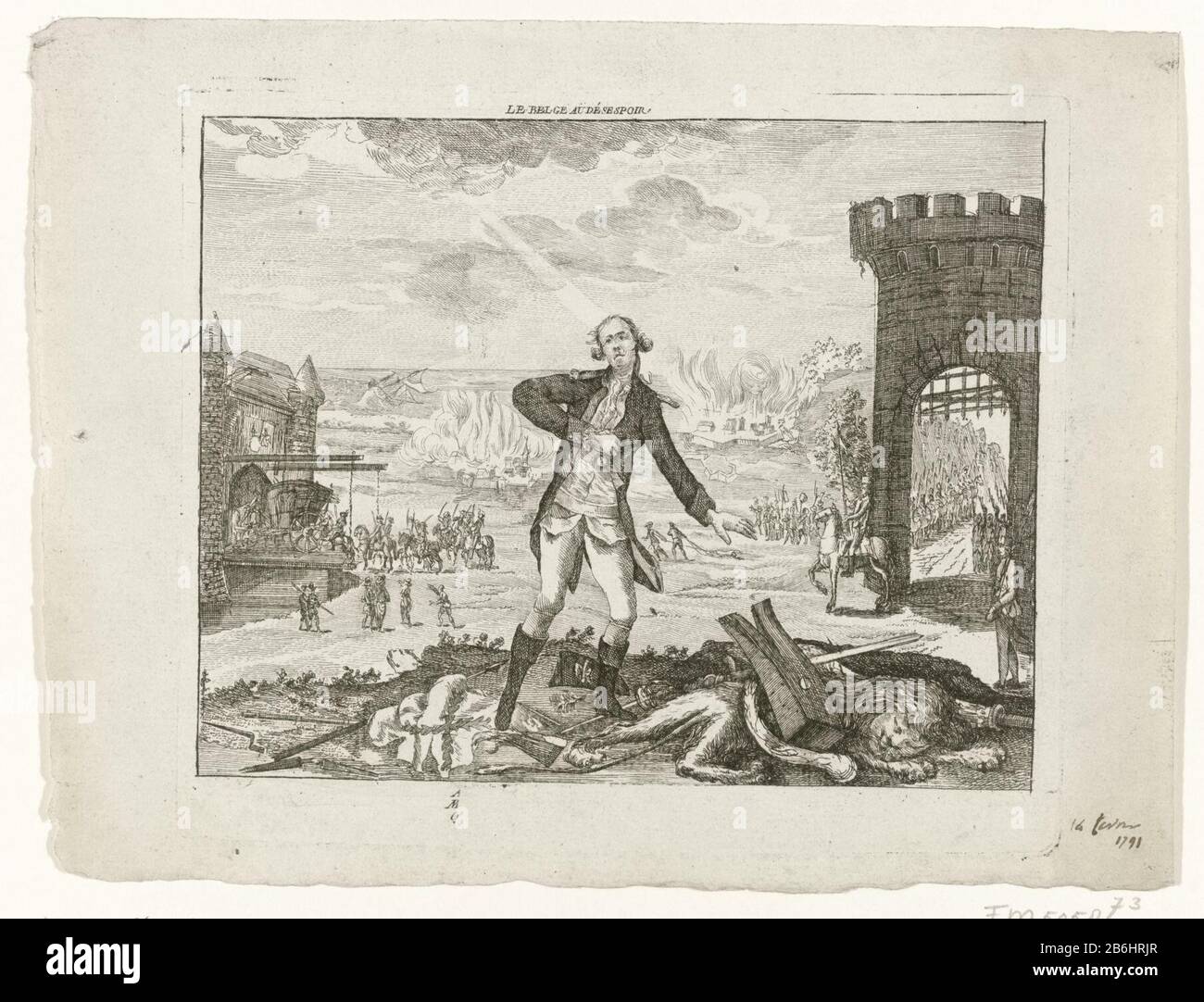 Pour un paysage ravagé par la guerre est un homme désespéré qui ...