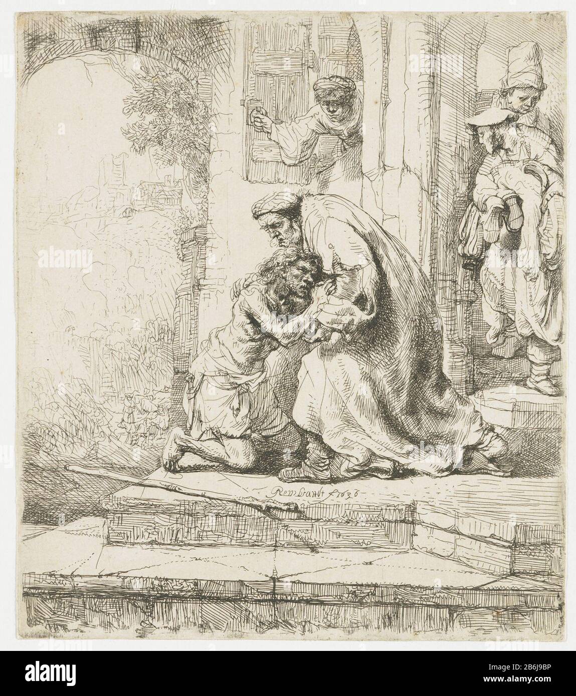 Le retour du fils prodigue le retour du fils prodigal: Il s'agenouille ...