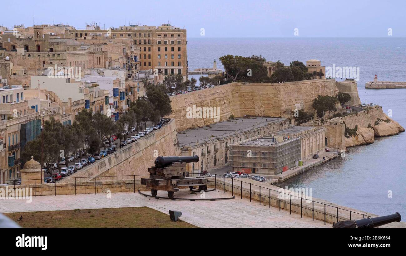 Villes-paysages de la Valette - la capitale de Malte - MALTE, MALTE - 5 ...