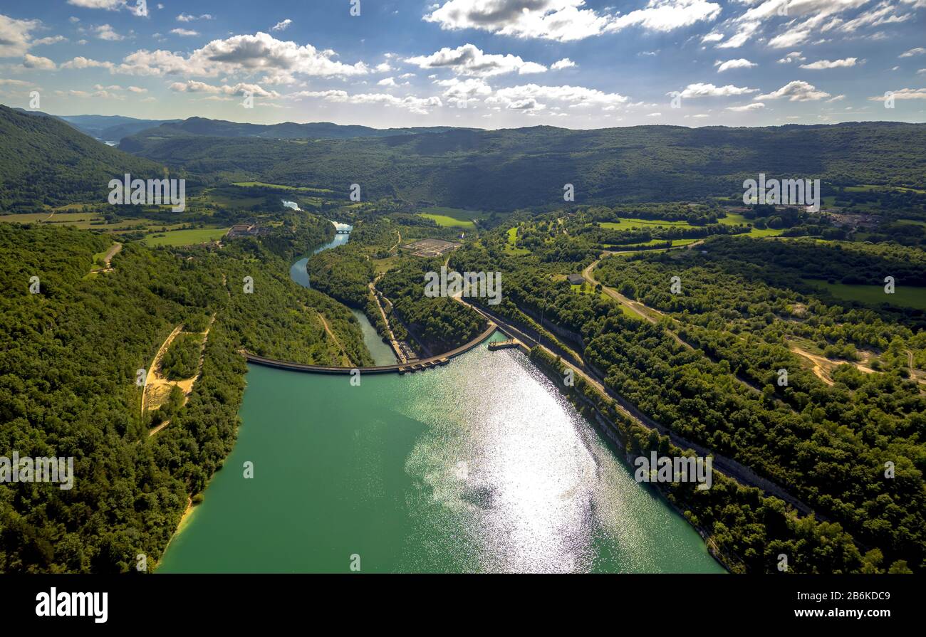 Vouglans lac de vouglans Banque de photographies et d’images à haute ...