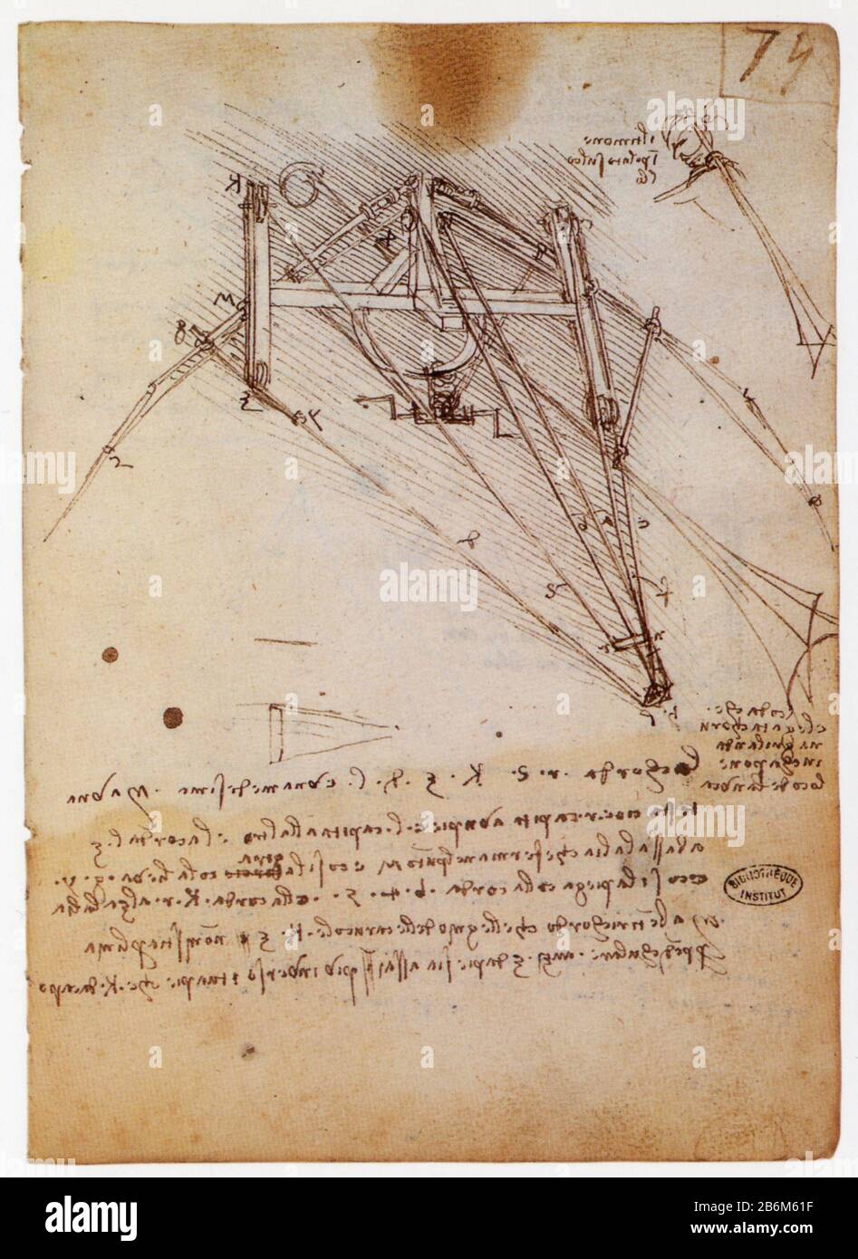 Léonard da vinci machine volante Banque de photographies et d’images à ...