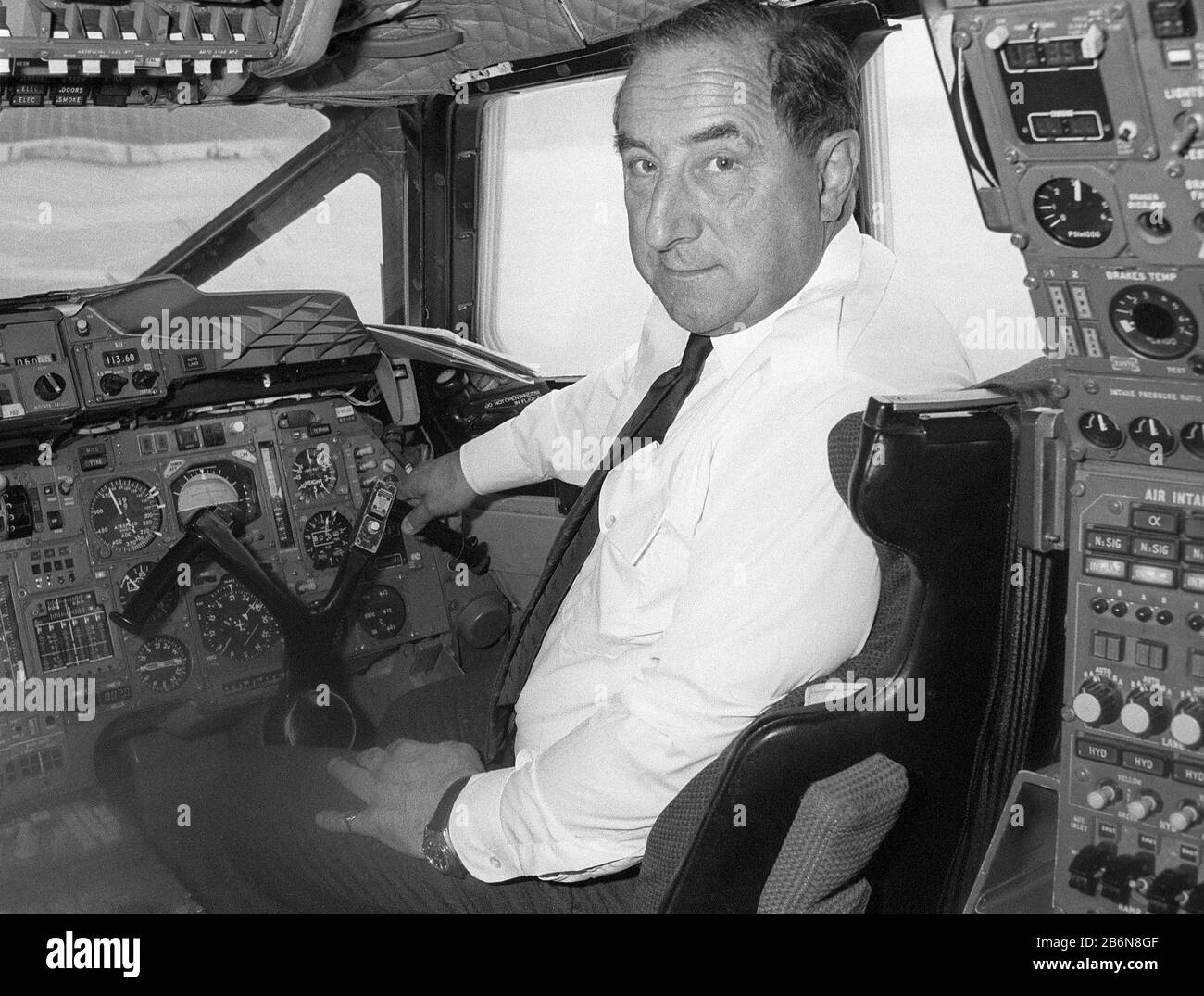 Ancien pilote d'essai Brian Trubshaw qui a été la première personne à ...