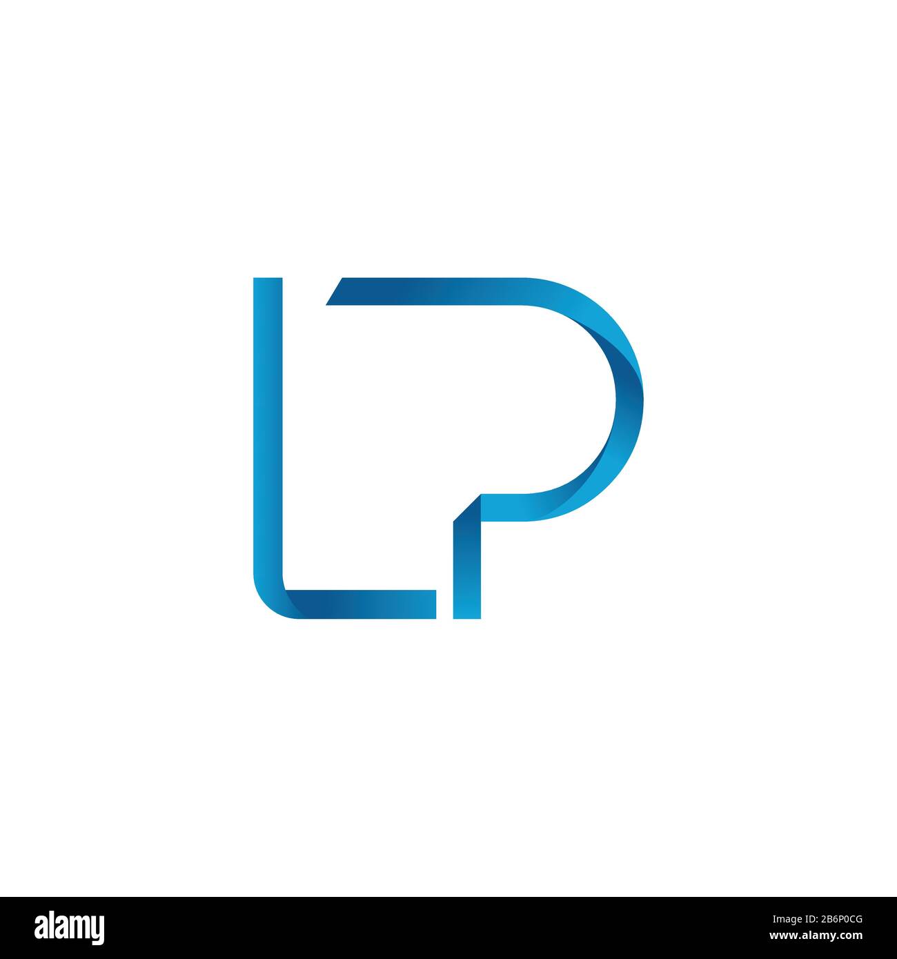 Logo de lettre lp Banque de photographies et d’images à haute ...