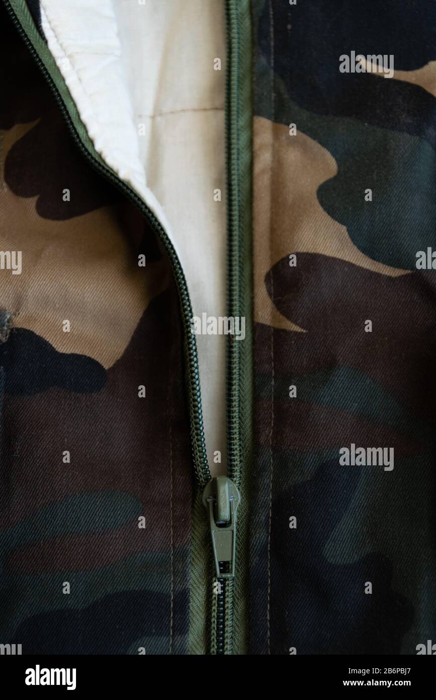 Partie de tissu camouflage militaire, vêtements en tissu militaire ...