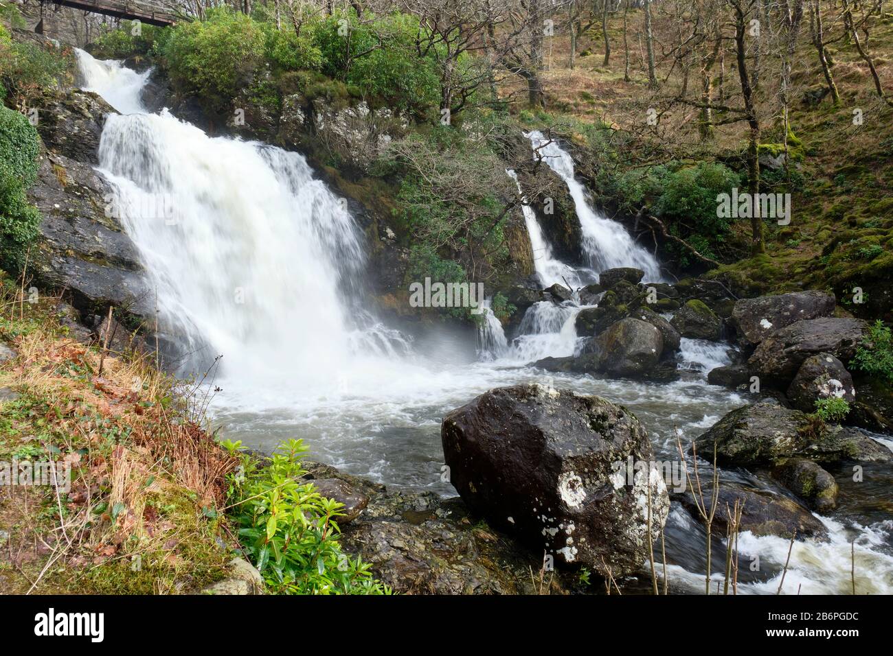 Inversnaid falls loch lomond scotland Banque de photographies et d ...