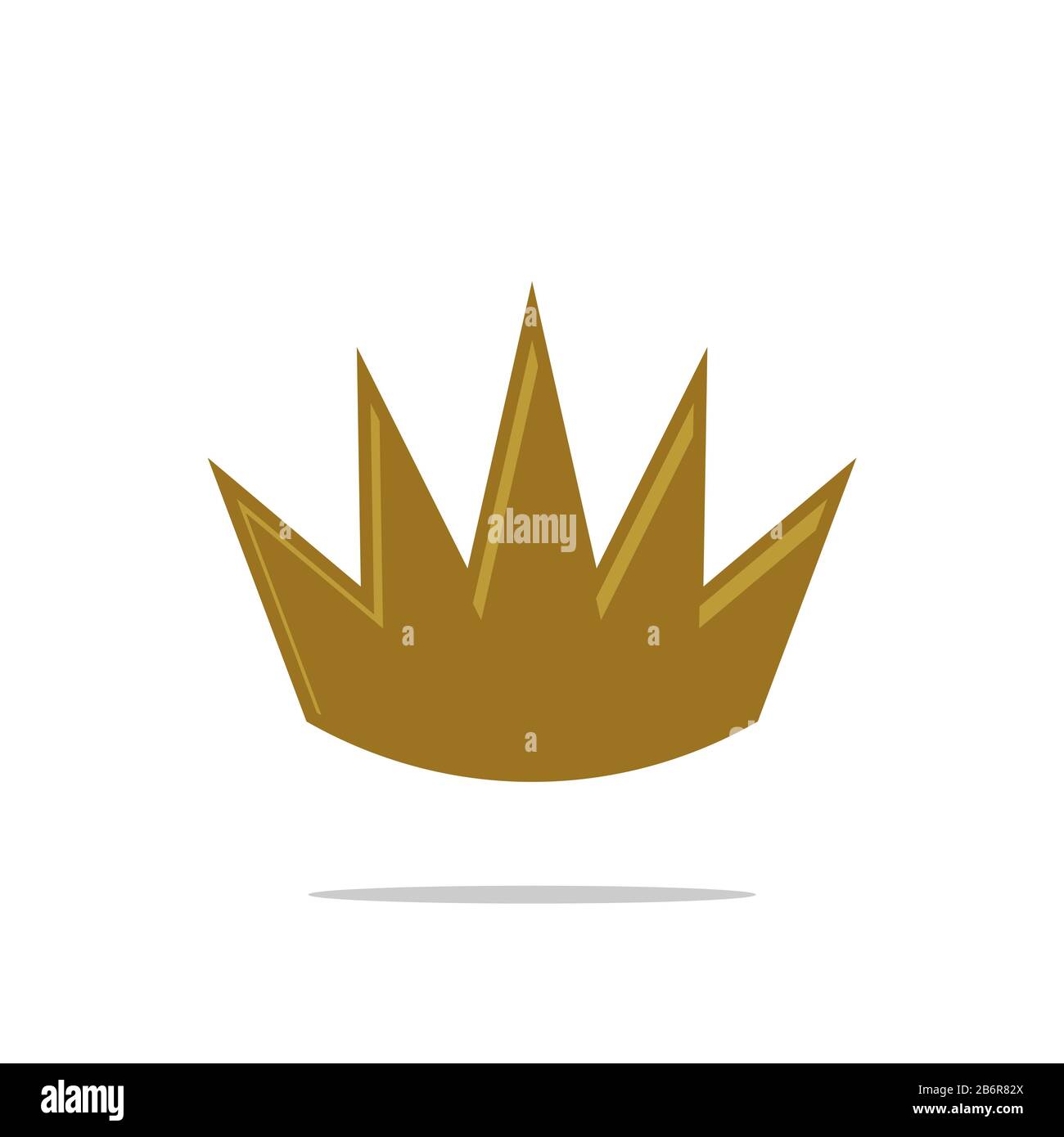 King crown logo template Banque de photographies et d’images à haute ...