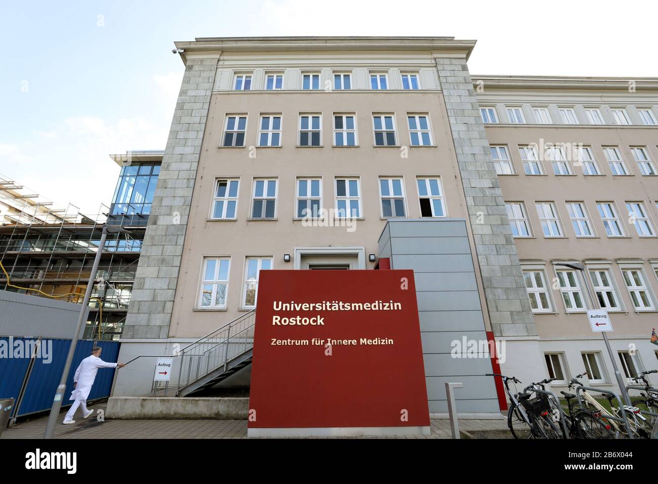 12 Mars 2020, Mecklembourg-Poméranie Occidentale, Rostock: L'Entrée De ...