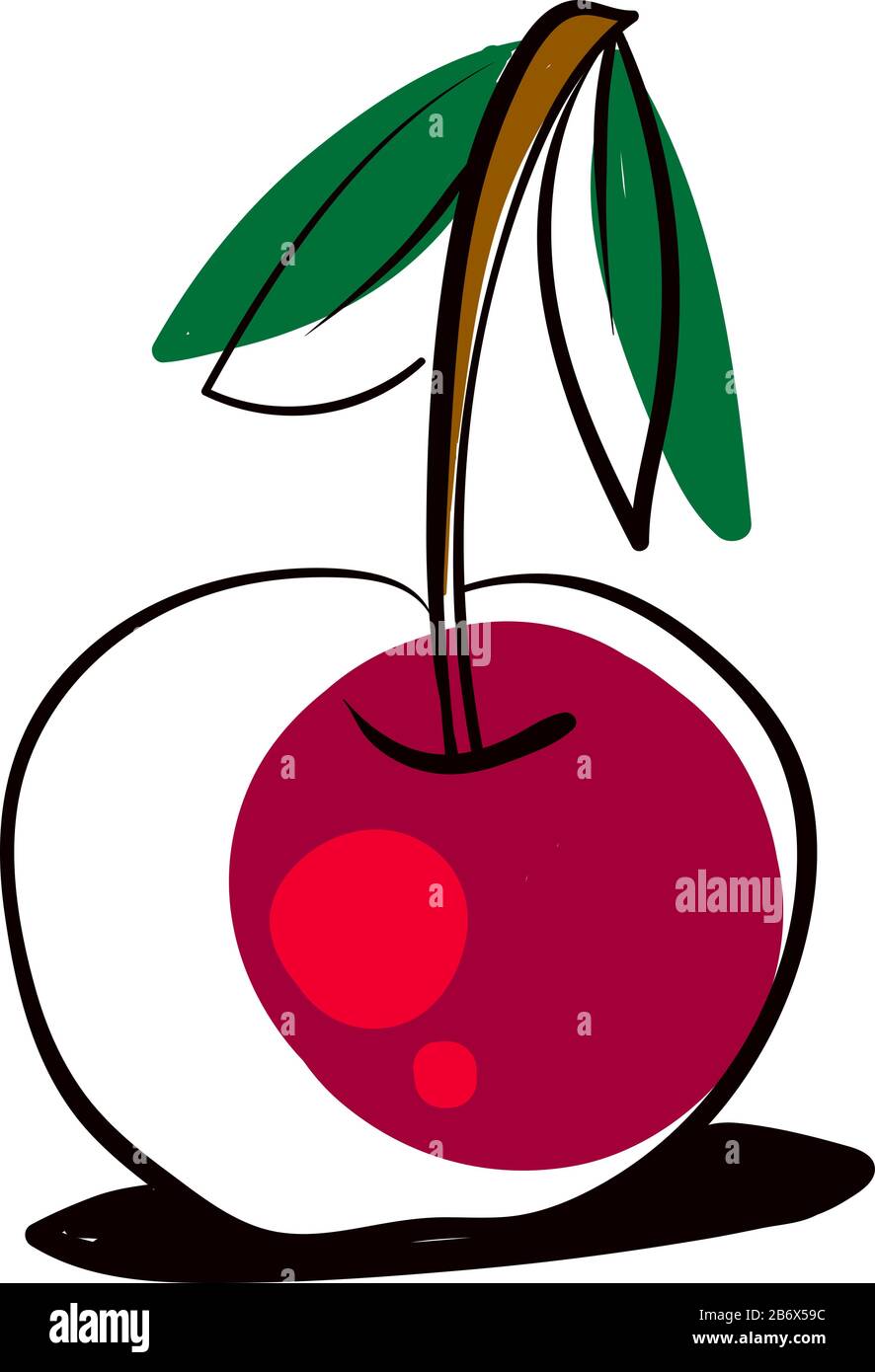 Cerise dessin Banque de photographies et d’images à haute résolution ...