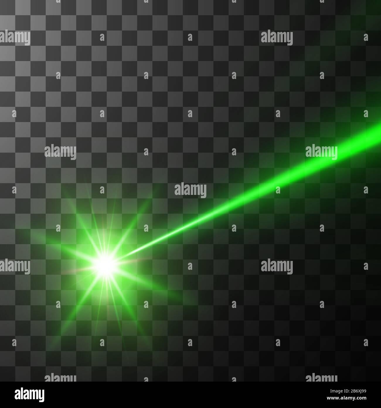 Green laser beam Banque d images vectorielles Alamy