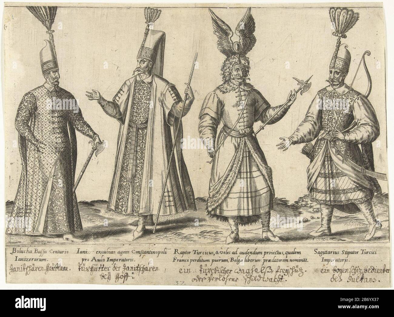Ottoman janissary soldier Banque de photographies et d’images à haute ...
