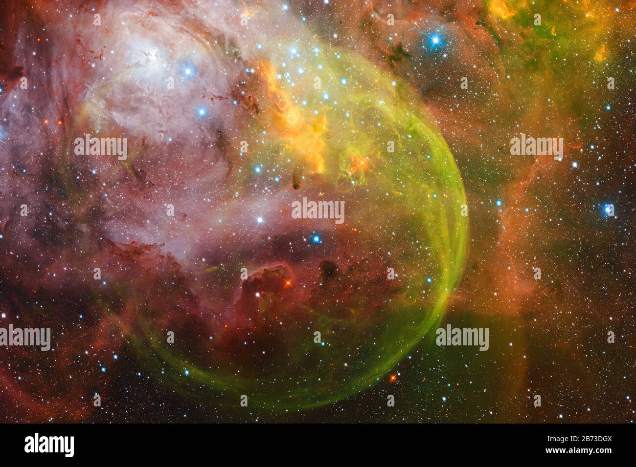 L'espace profond art. Starfield stardust, nébuleuse et Galaxie ...