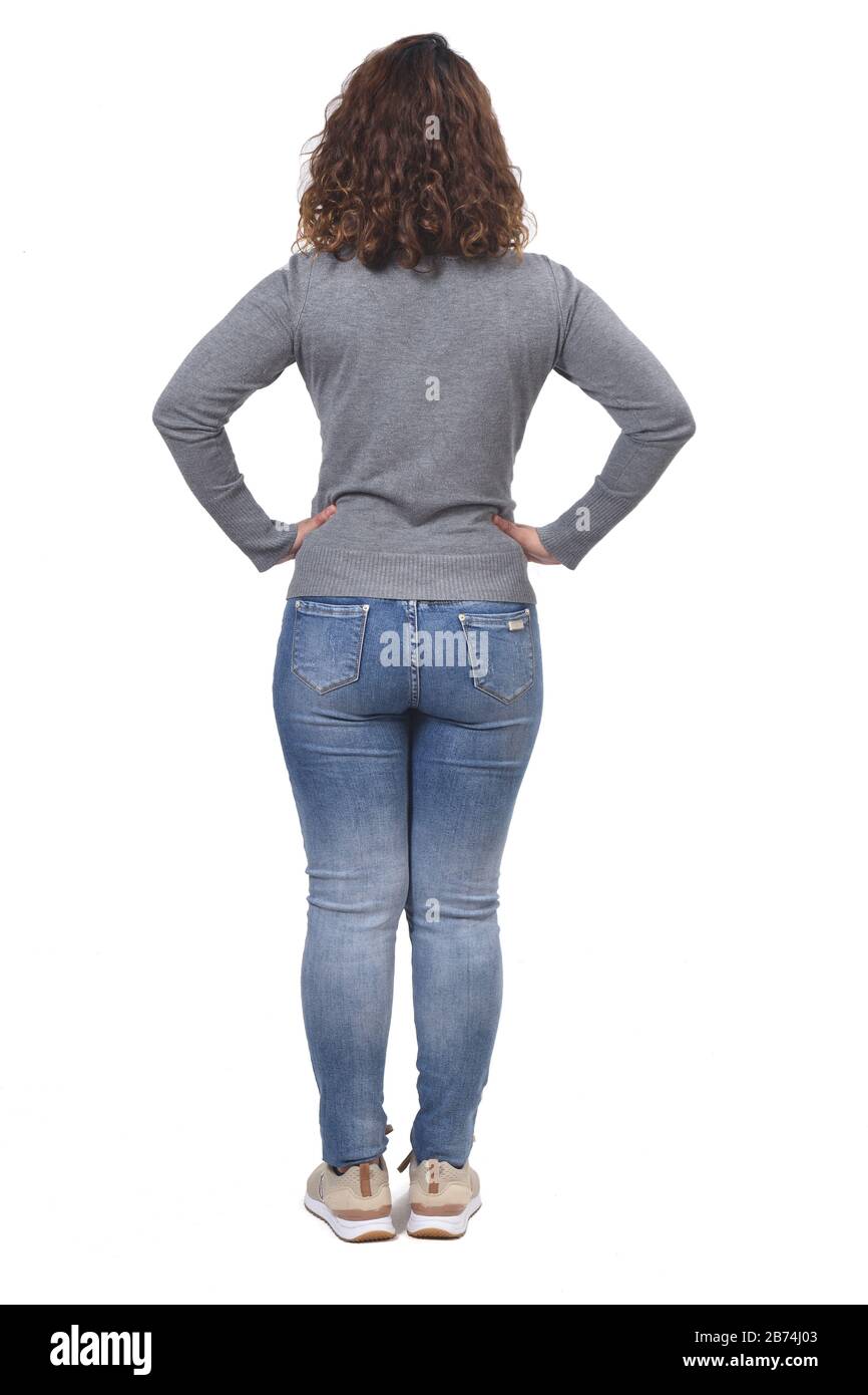 Femme par derrière Banque de photographies et d’images à haute ...