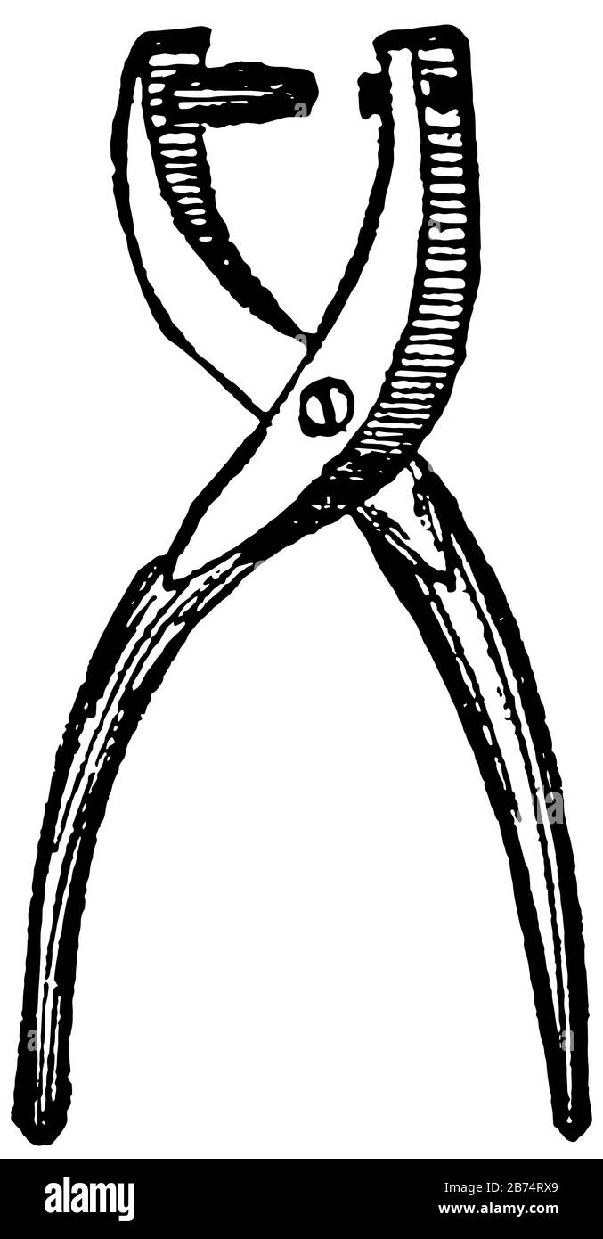 Cette illustration représente un instrument de perforation ou de ...